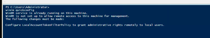 "winrm quickconfig" command hangs - ITmanager.net